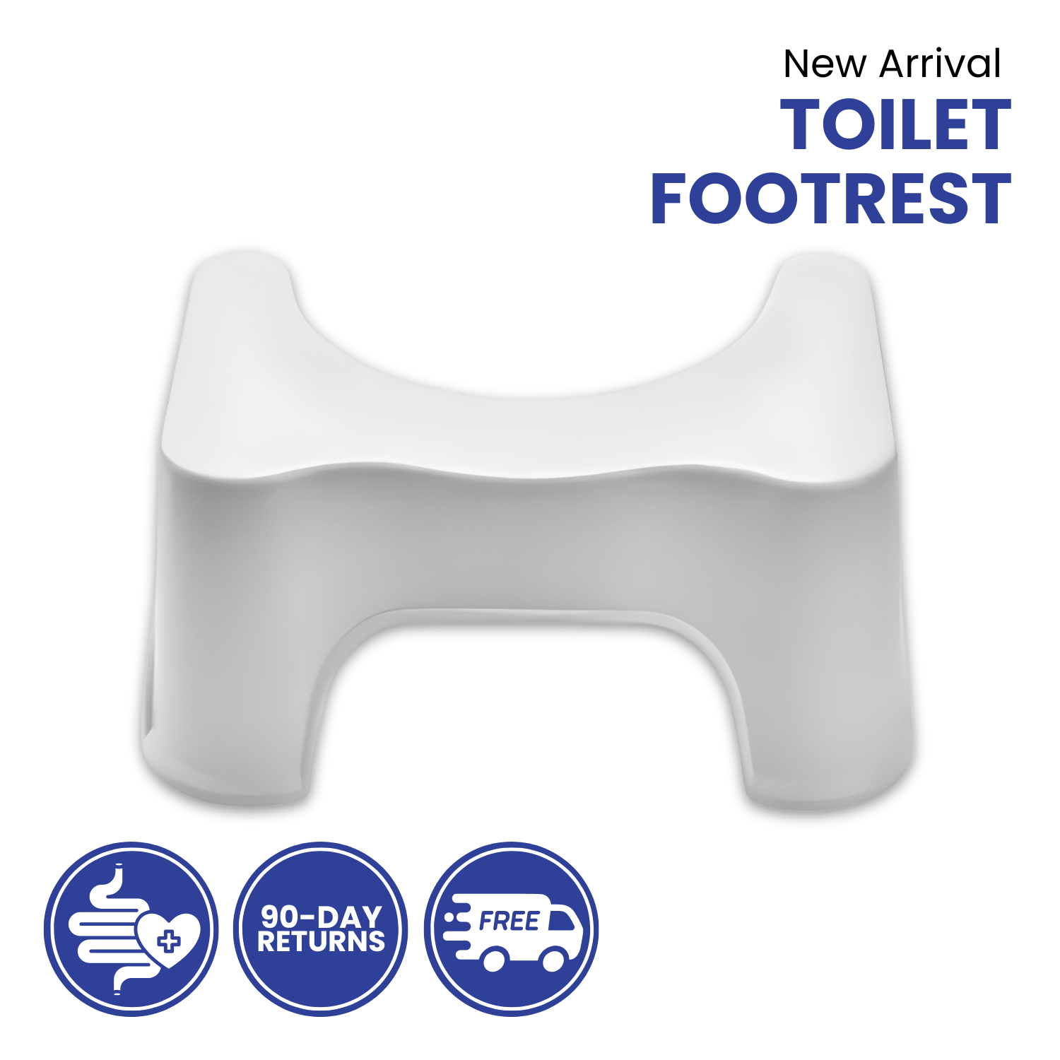 Clearway Bidets Toilet Footrest & Bathroom Ottoman